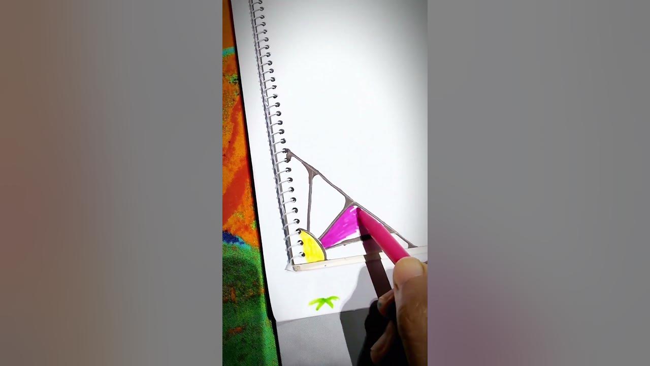 Easy drawing || Easy cover page idea for school project | Diy art ...