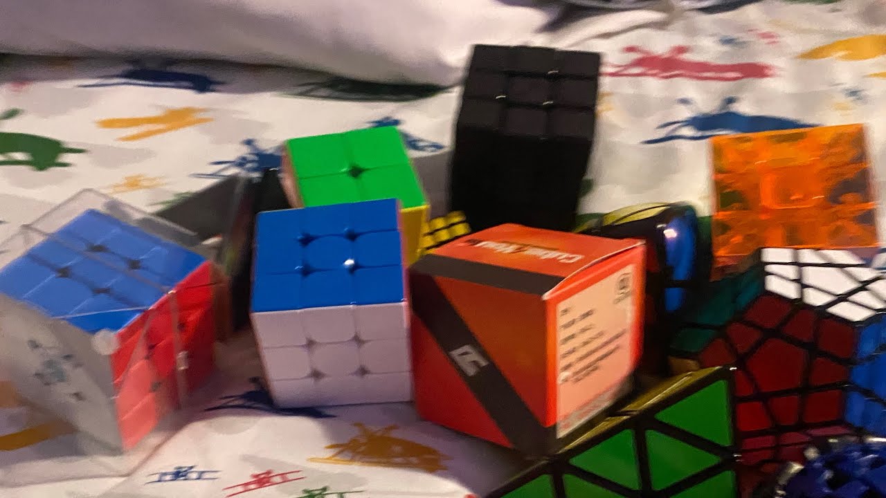 Rubix cube collection!!! - YouTube