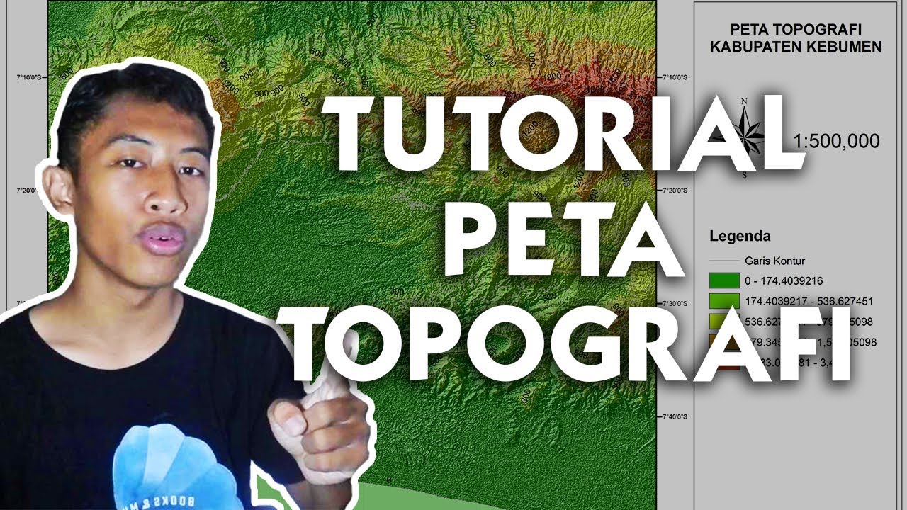 CARA MEMBUAT PETA TOPOGRAFI MENGGUNAKAN ARCGIS - YouTube