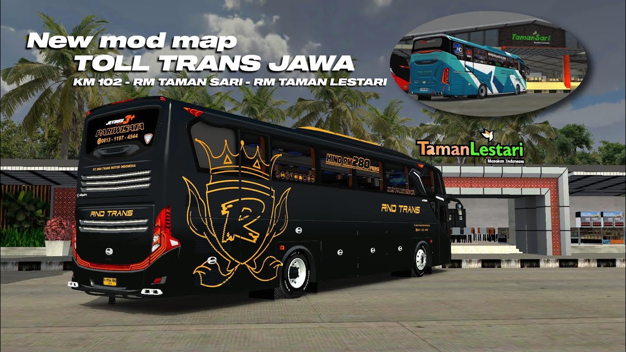 REVIEW!!! NEW UPDATE MOD MAP TRANS JAWA KM 102 - YouTube