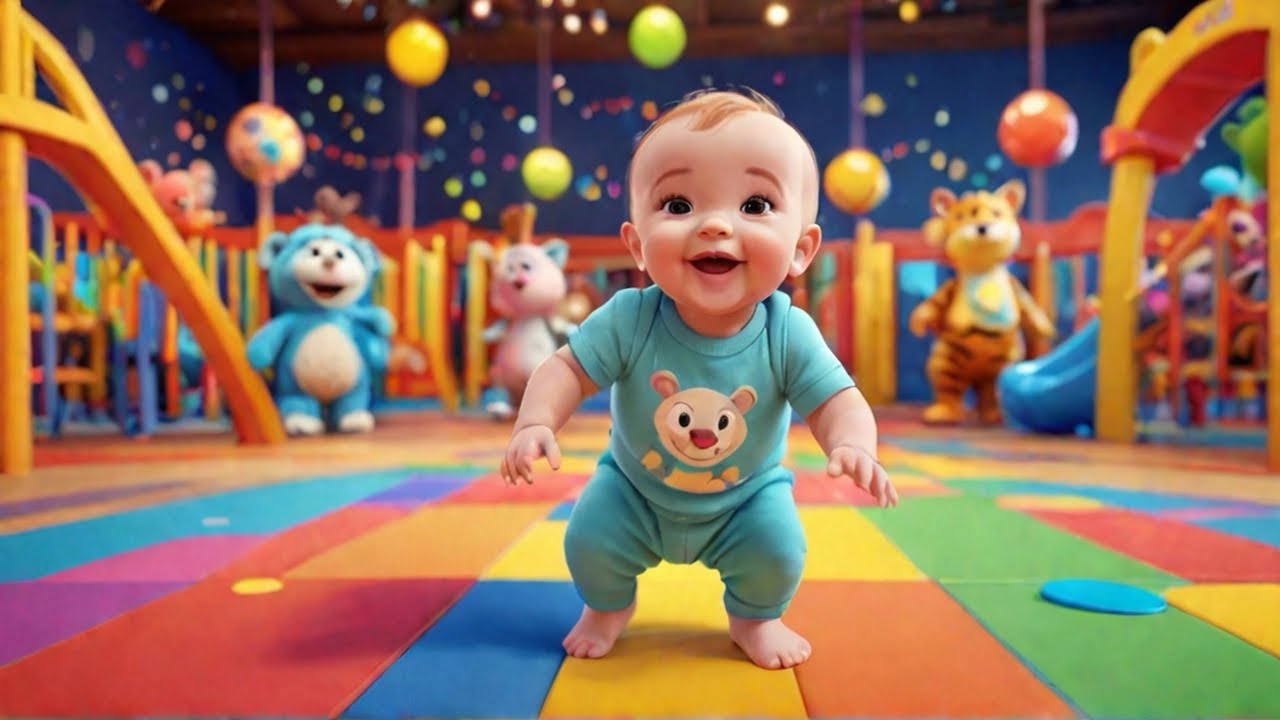 "Adorable Baby Learning to Walk - Catchy Kids Song 2024" - YouTube