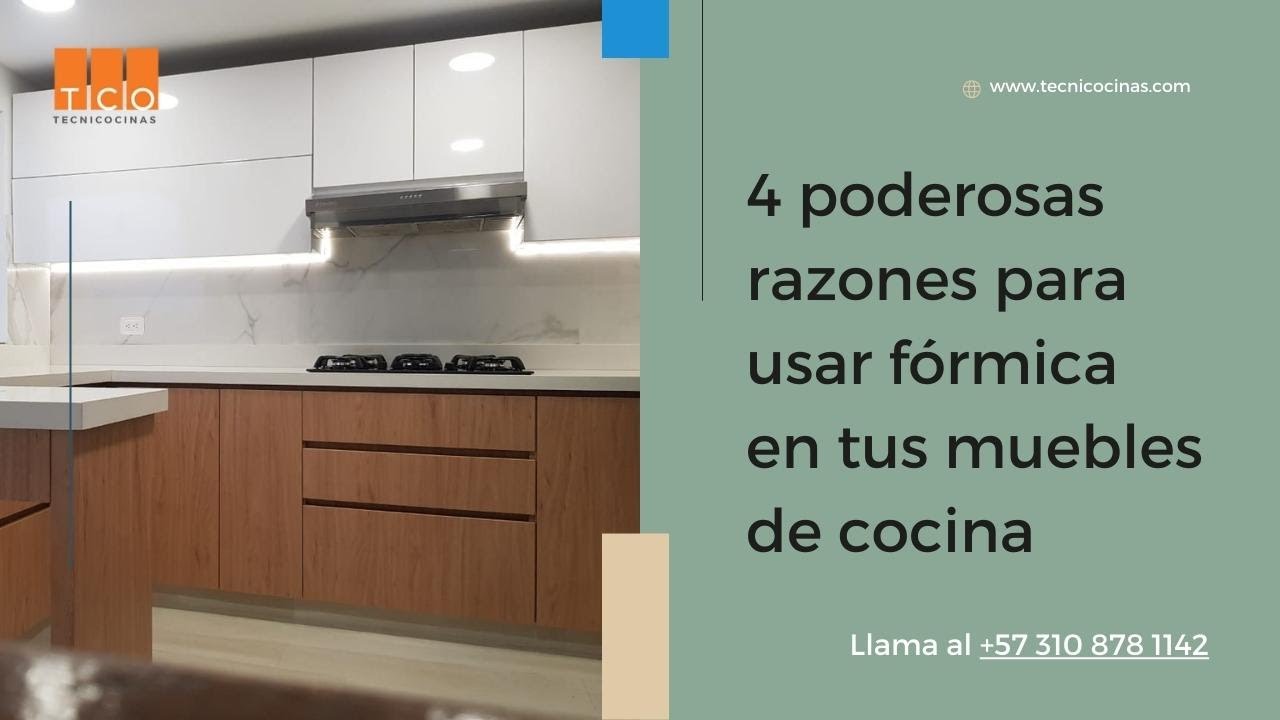 🔰 ¿Buscas durabilidad y estilo en tus muebles de cocina? 4 Razones para ...