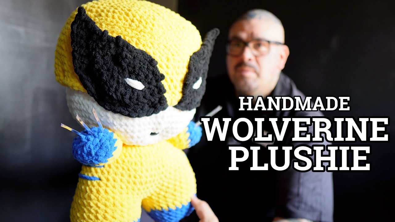 Handmade Wolverine Plushie- Jumbo Size - YouTube