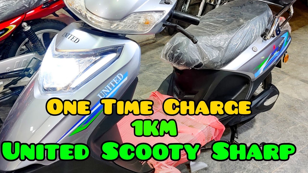 united electric scooter sharp 2024 detailed review price specification on mototrendpk - YouTube