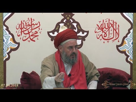 07.04.2018 - Cumartesi Sohbeti - Bölüm 5