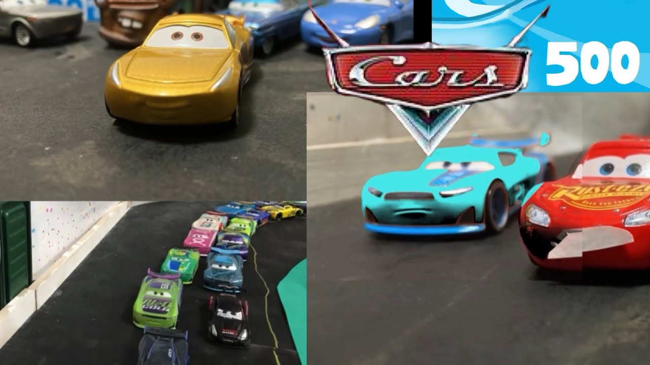 cars3 florida 500 race stop-motion part 1 - YouTube