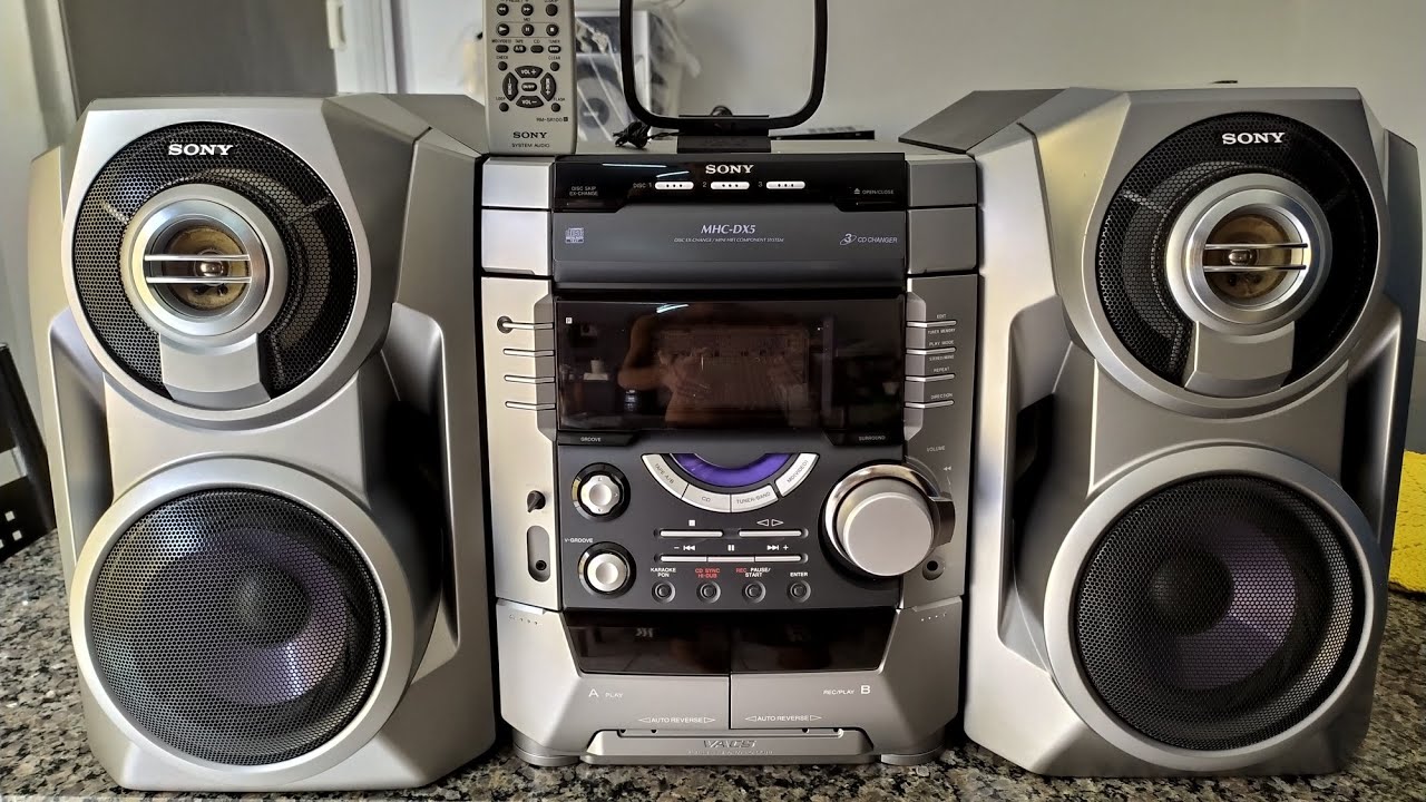 Mini System Sony MHC DX 5 - YouTube