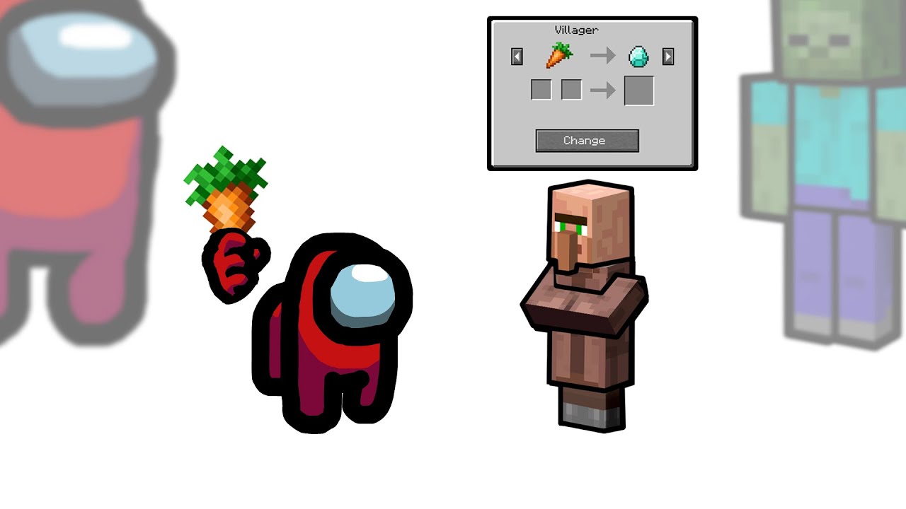 Mini Crewmate Kills 6 MINECRAFT Characters - Part 3 | Among Us - YouTube