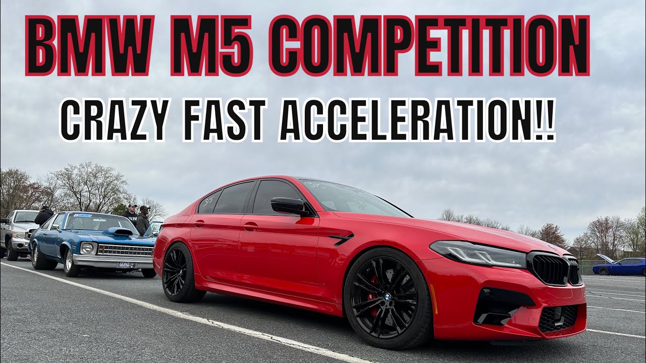 BMW M5 COMPETITION - Crazy Fast Acceleration!! - YouTube