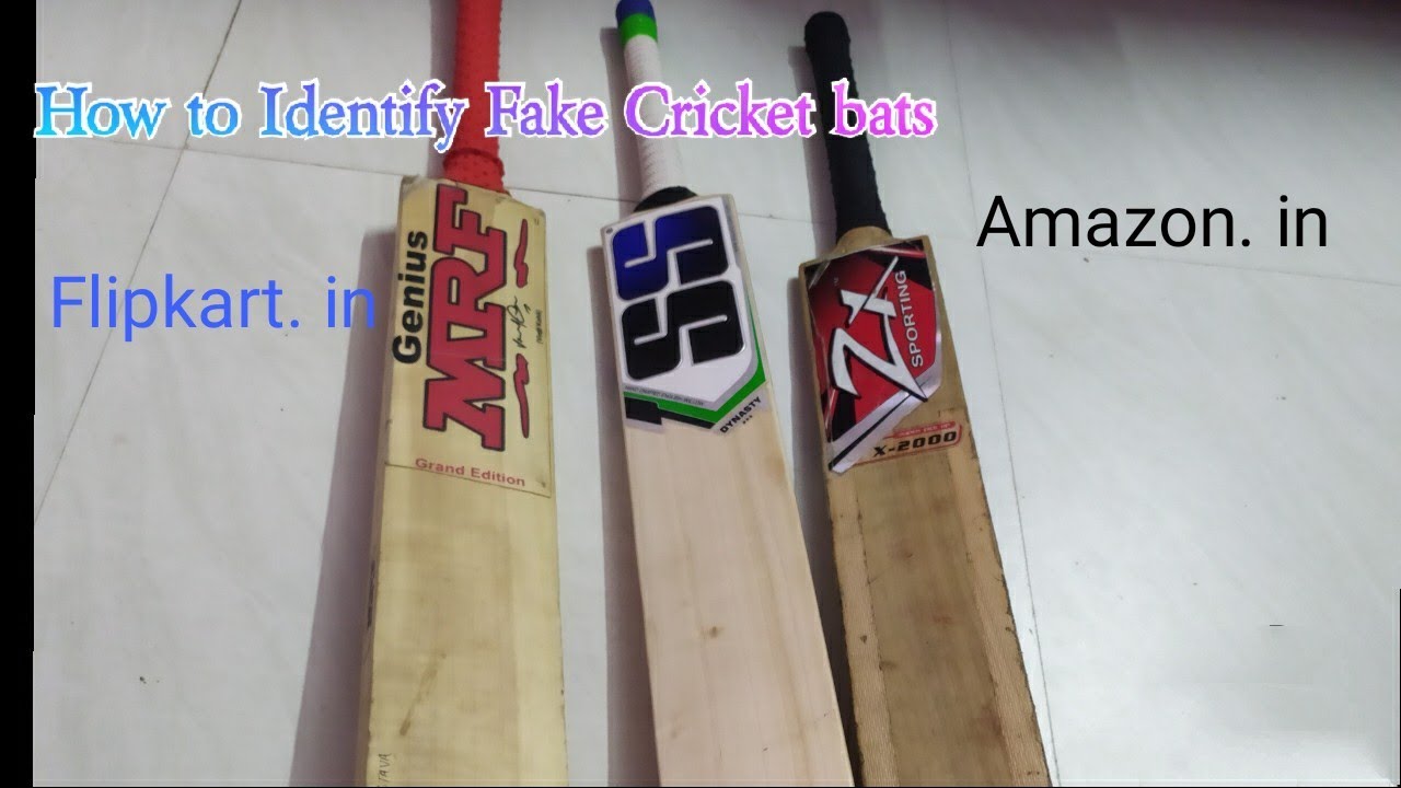 How to Identify fake cricket bat - YouTube