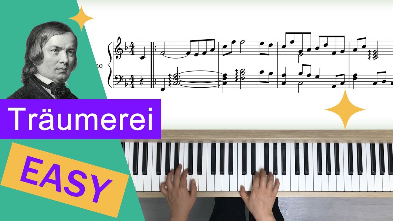Schumann Traumerei | Easy Piano Songs for Beginners - YouTube