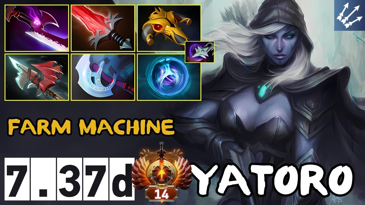 Yatoro | Drow Ranger [Sidestep] | Farm Machine | 7.37d | Immortal Dota ...