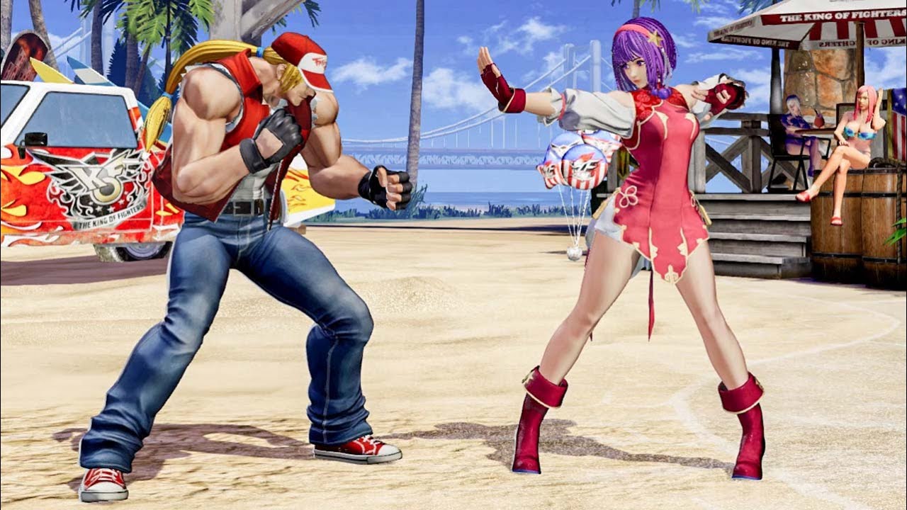 Terry vs Athena - KOF XV - YouTube