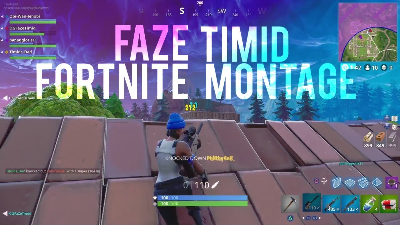 FaZe Timid Fortnite Montage - YouTube