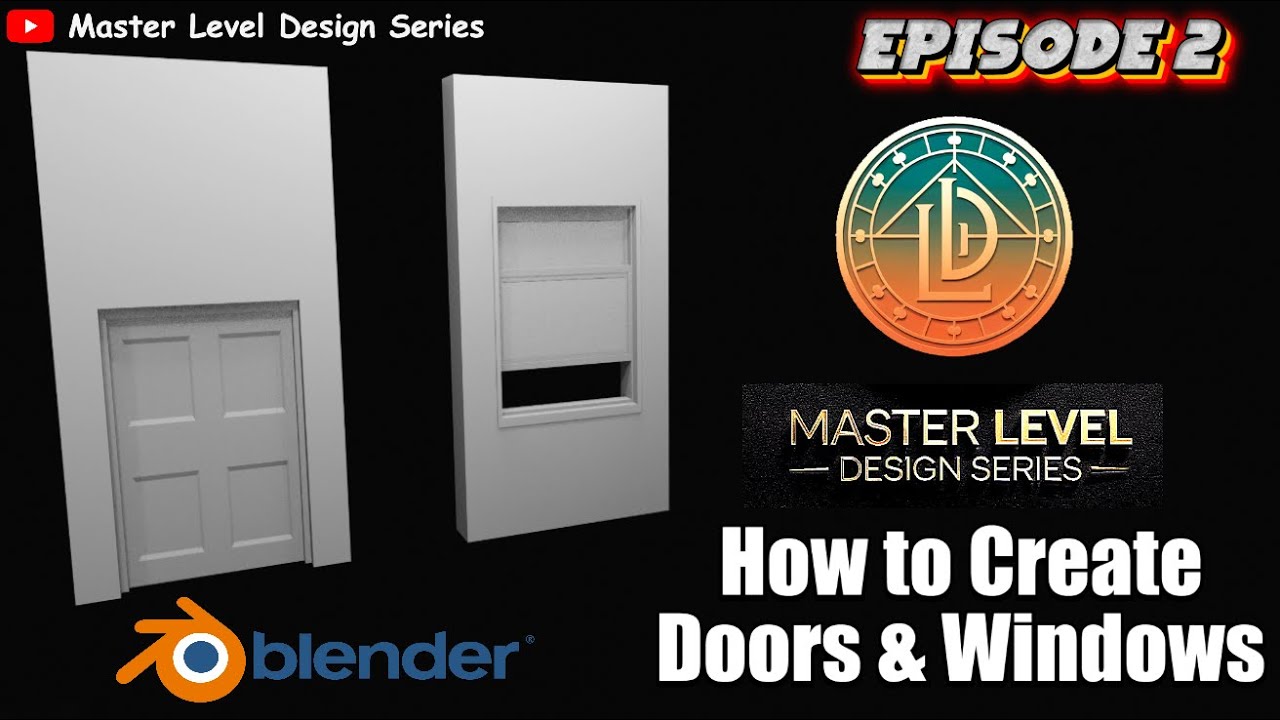 How to Build Windows and Doors in Blender – Tutorial | Master Level ...