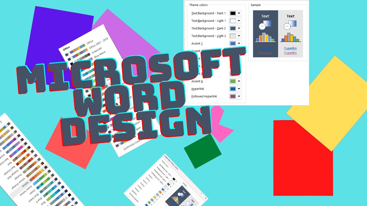 How to change your document color on Microsoft Office WORD - YouTube