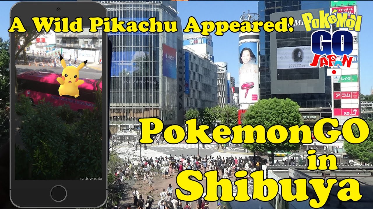 Pokemon GO! in Shibuya! Hatching Lapras! - YouTube