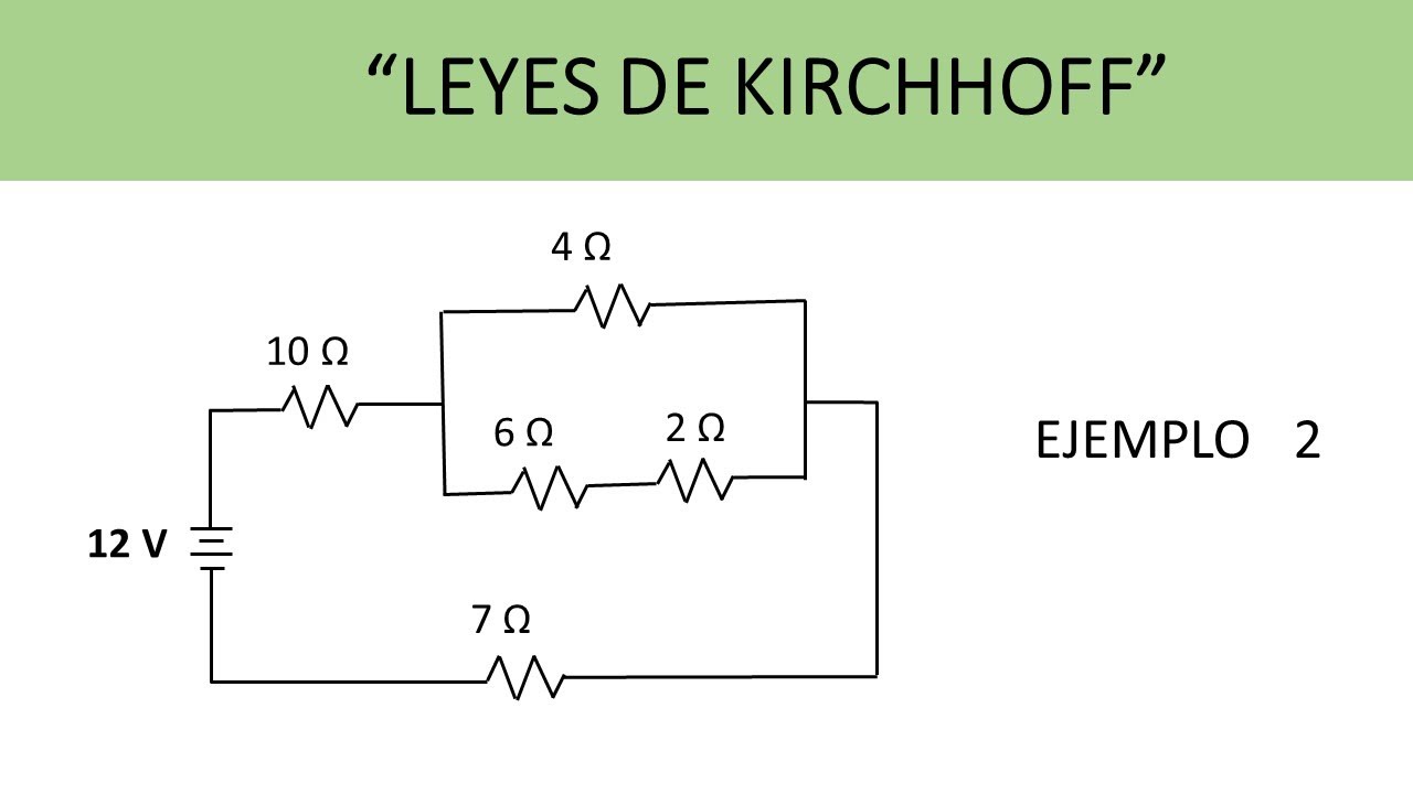 LEYES DE KIRCHHOFF І Primera y segunda ley de Kirchhoff І CIRCUITOS ELÉCTRICOS - YouTube