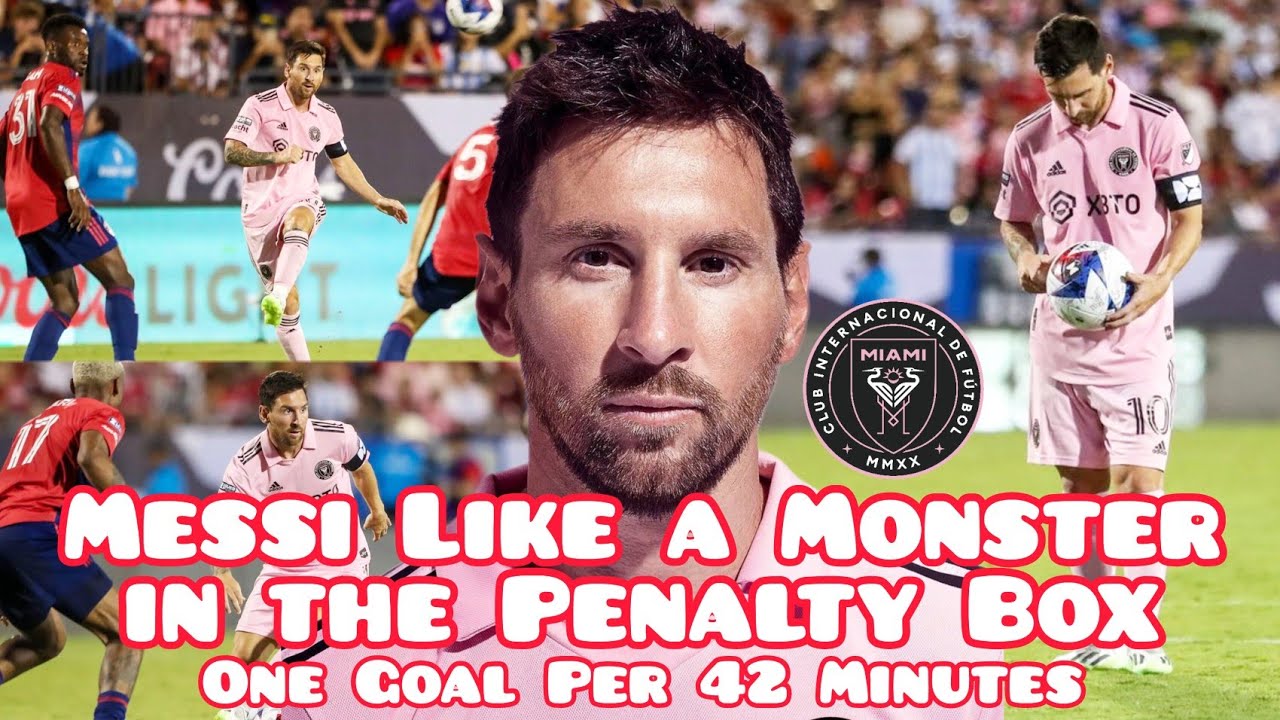 Lionel Messi Like a Monster in the Penalty Box: One Goal Per 42 Minutes ...