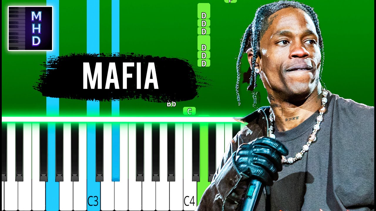 Travis Scott - MAFIA - Piano Tutorial - YouTube