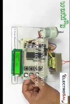 DC MOTOR WITH PWM SPEED CONTROL IN ALL FOUR QUADRANTS USING MICROCONTROLLER - YouTube