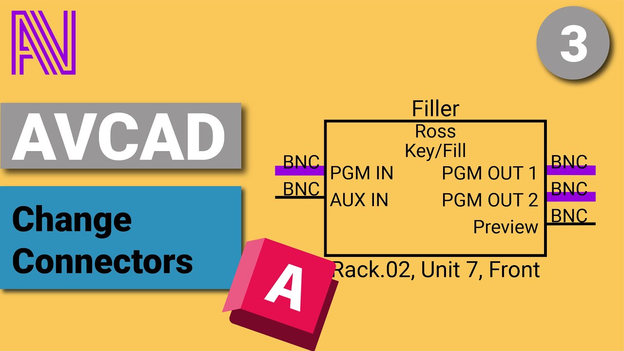 AVCAD - AVCAD for CAD - Change Connectors - YouTube