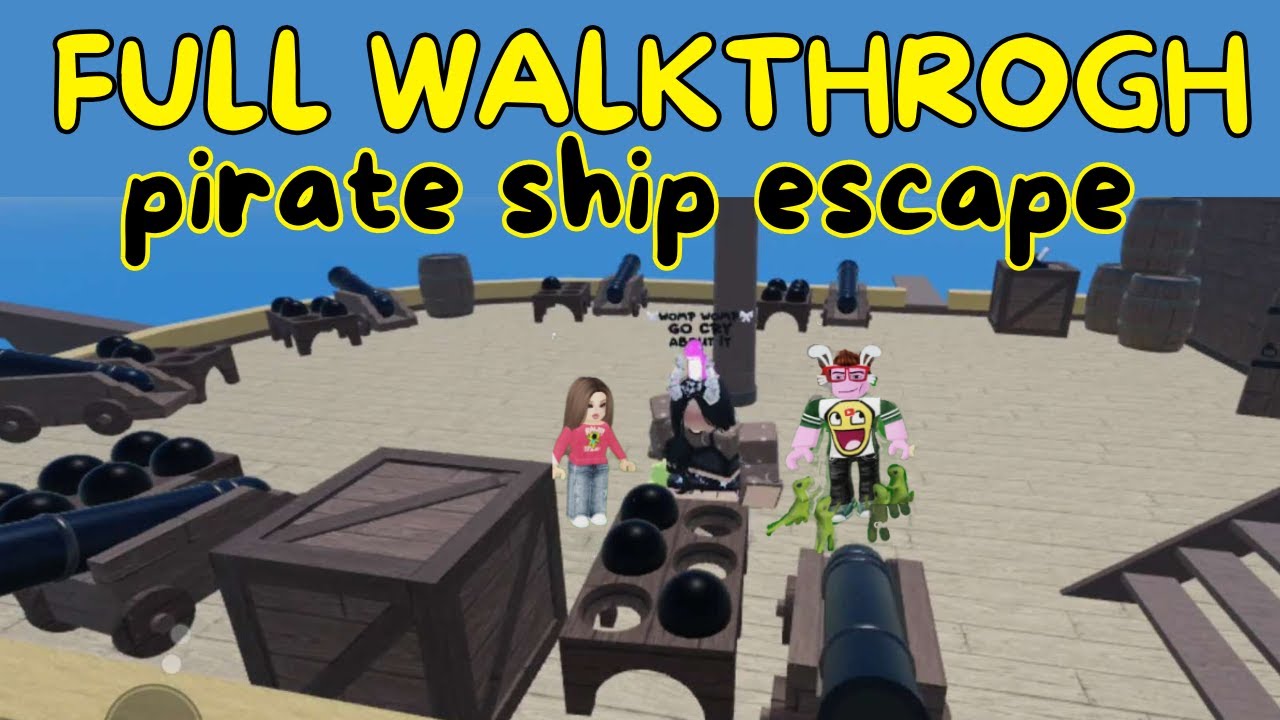 PROJECT ESCAPE ROOM : HOW TO ESCAPE THE PIRATE SHIP *STEP-BY-STEP* FULL ...