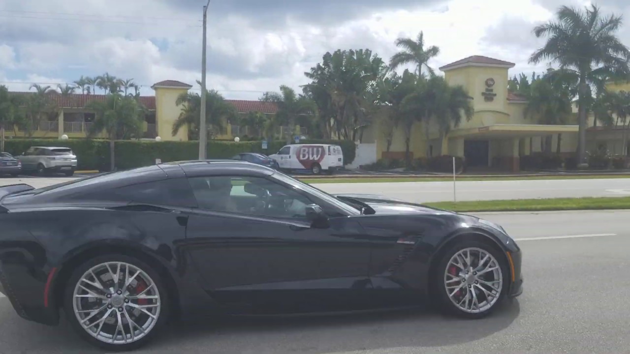 Supercharged C7 Corvette Stingray Loud Take-off! - YouTube