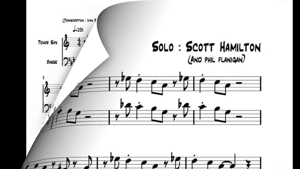 Scott Hamilton plays: O.K. (Solo Transcription) - YouTube