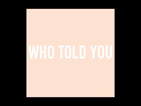 Cimorelli - Who Told You (Official Audio)