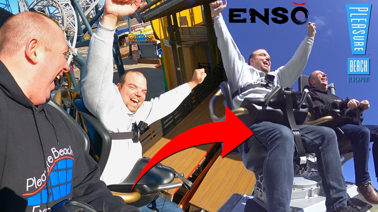Riding ENSO at Blackpool Pleasure Beach | Rider Cam 4K - YouTube