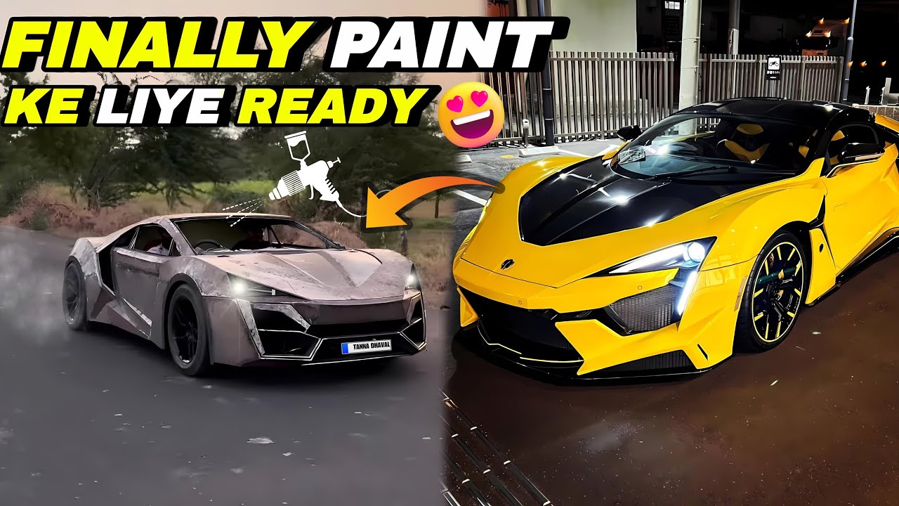 Finally Lykan Car Ko Paint Ke Liye Le Gaye🔥 - YouTube