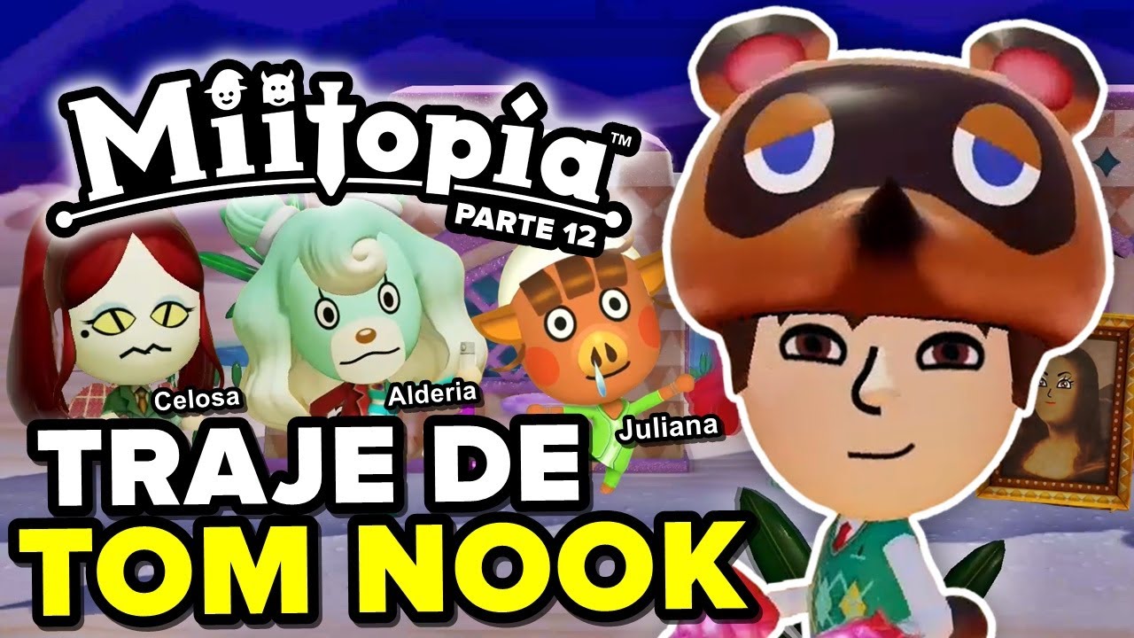 ME CONVIERTO EN TOM NOOK Y OLIVIA SE PONE CELOSA! MIITOPIA NINTENDO ...