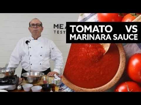 What is the difference between tomato sauce and marinara sauce?