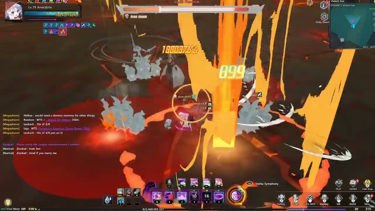 [EN Soulworker] Season 2 Stella Unibell Solo Violent Sun 1:34.7 - YouTube