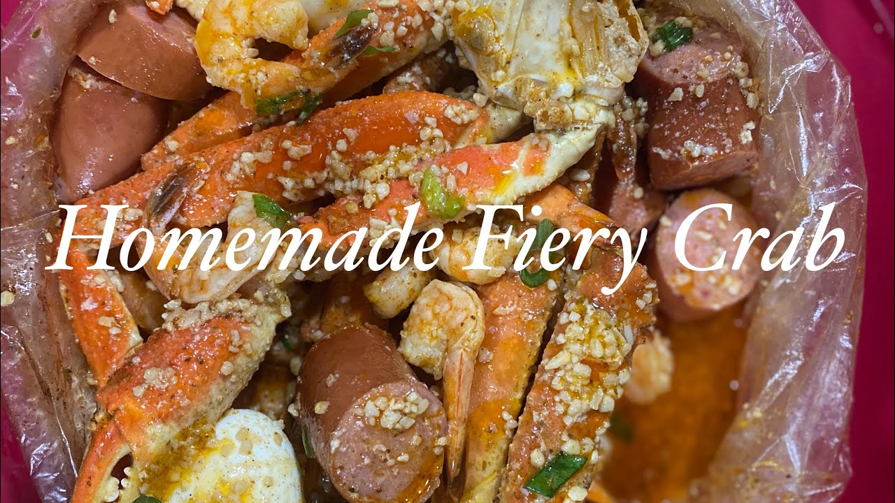 Homemade Fiery Crab!! - YouTube