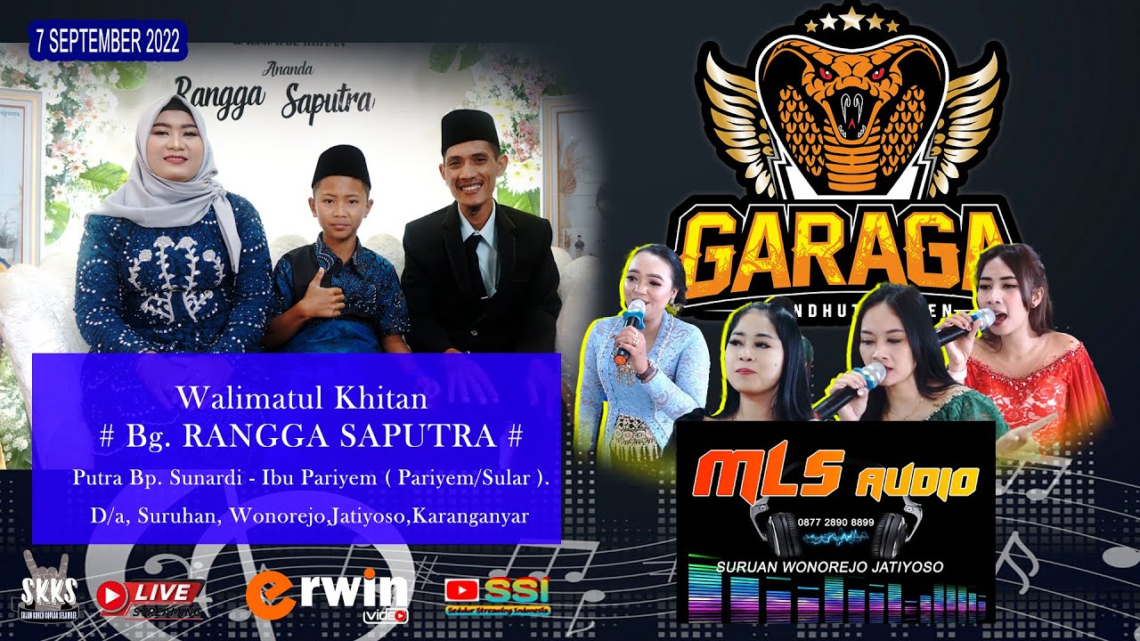 GARAGA LIVE MUSIK SEASION 2 # Walimatull Khitan Bg. RANGGA SAPUTRA # Bp. Sunardi - Ibu Pariyem ...
