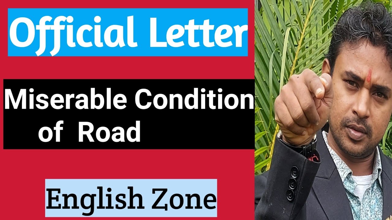 Miserable Condition of Road/English Zone/Pradeep Narayan - YouTube
