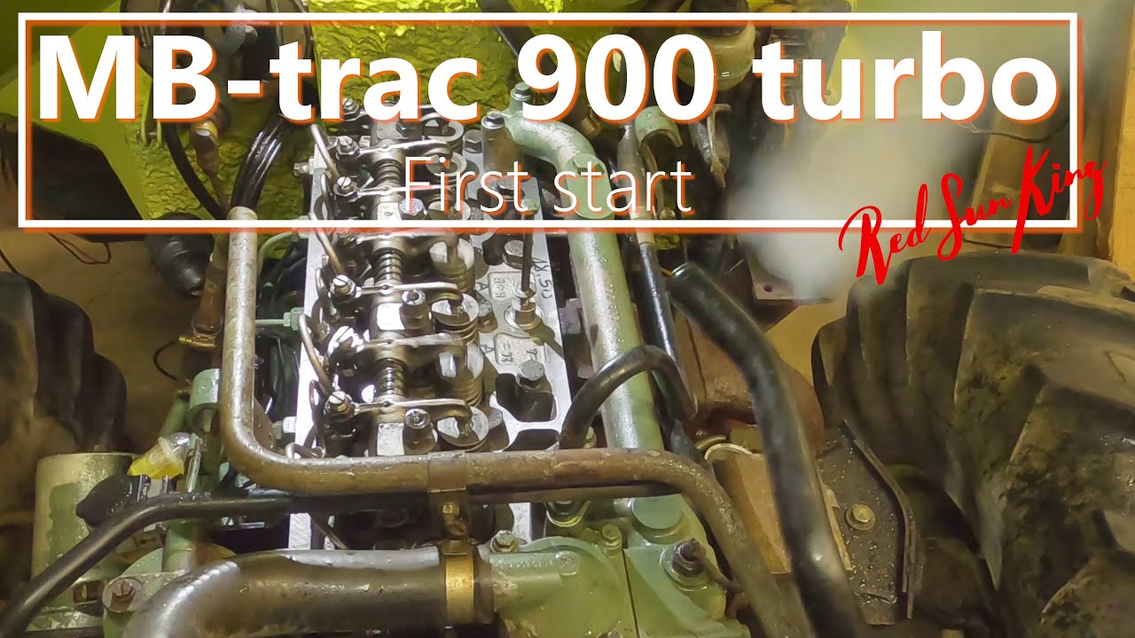 MB trac 900 turbo | First start - YouTube