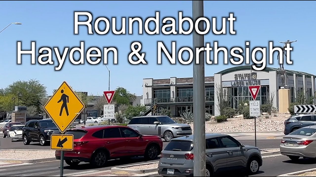 Near misses at Roundabout at Hayden Road & Northsight in Scottsdale ...