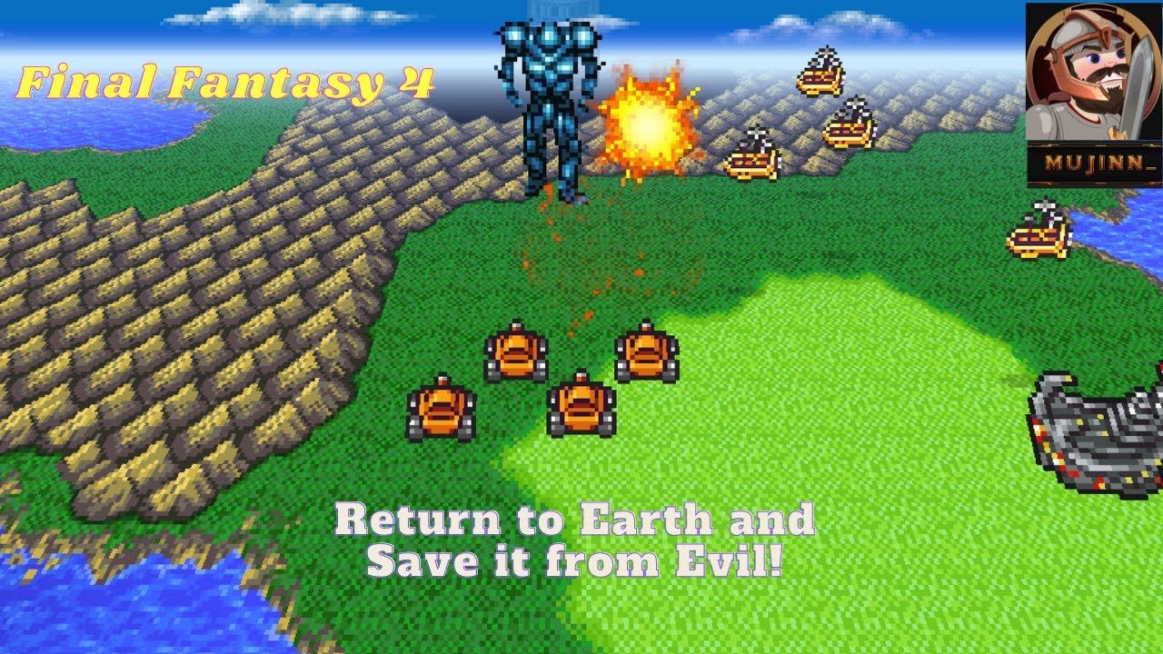 Final Fantasy 4, part 12, Return to Earth and save it from evil! - YouTube