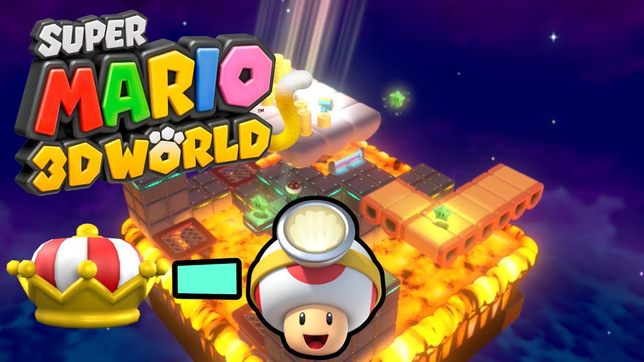 Super Mario 3D World: Crown-Captain Toad Captain Toad's Fiery Finale ...