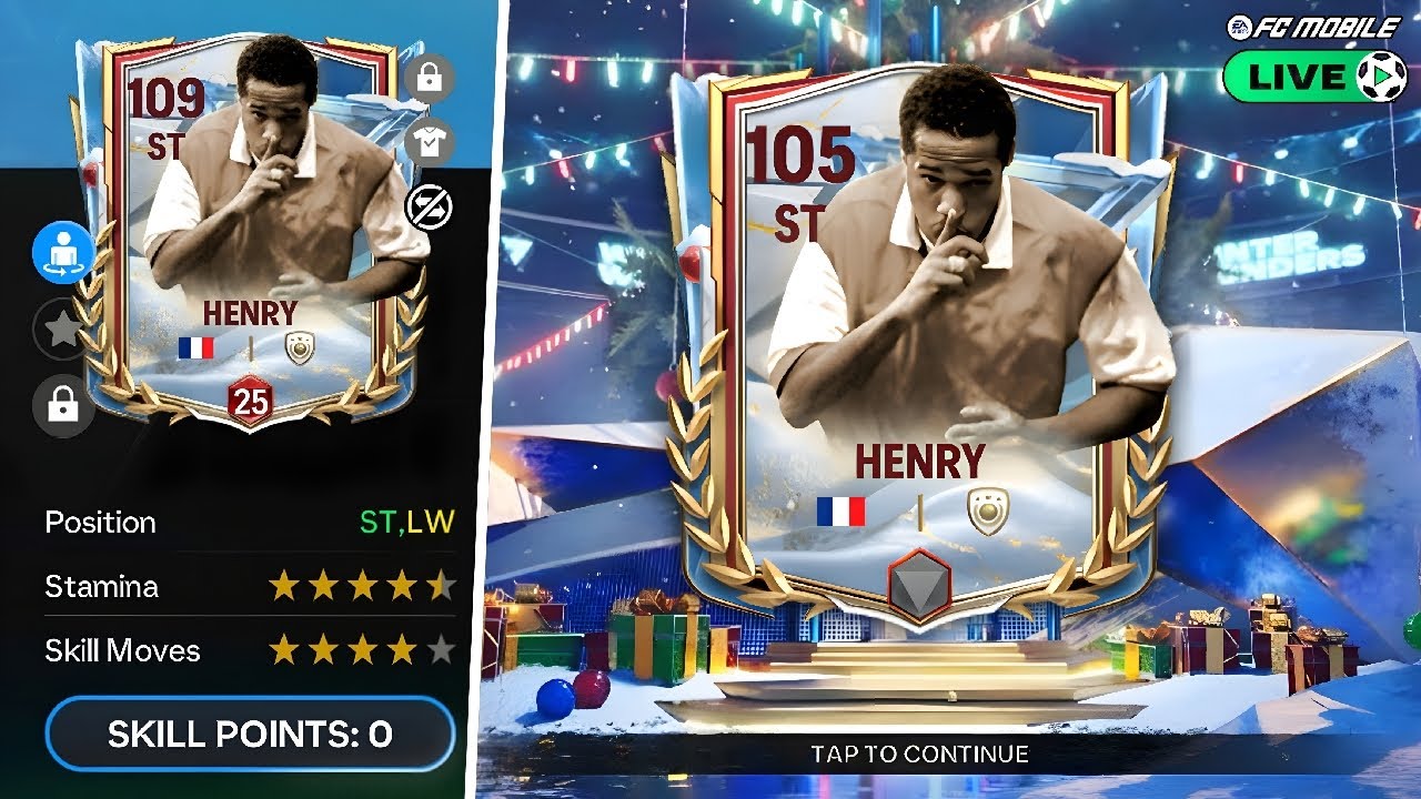 🚨FC Mobile LIVE : Winter Wonders Week 2 is Here! H2H Grind w Icon HENRY ...