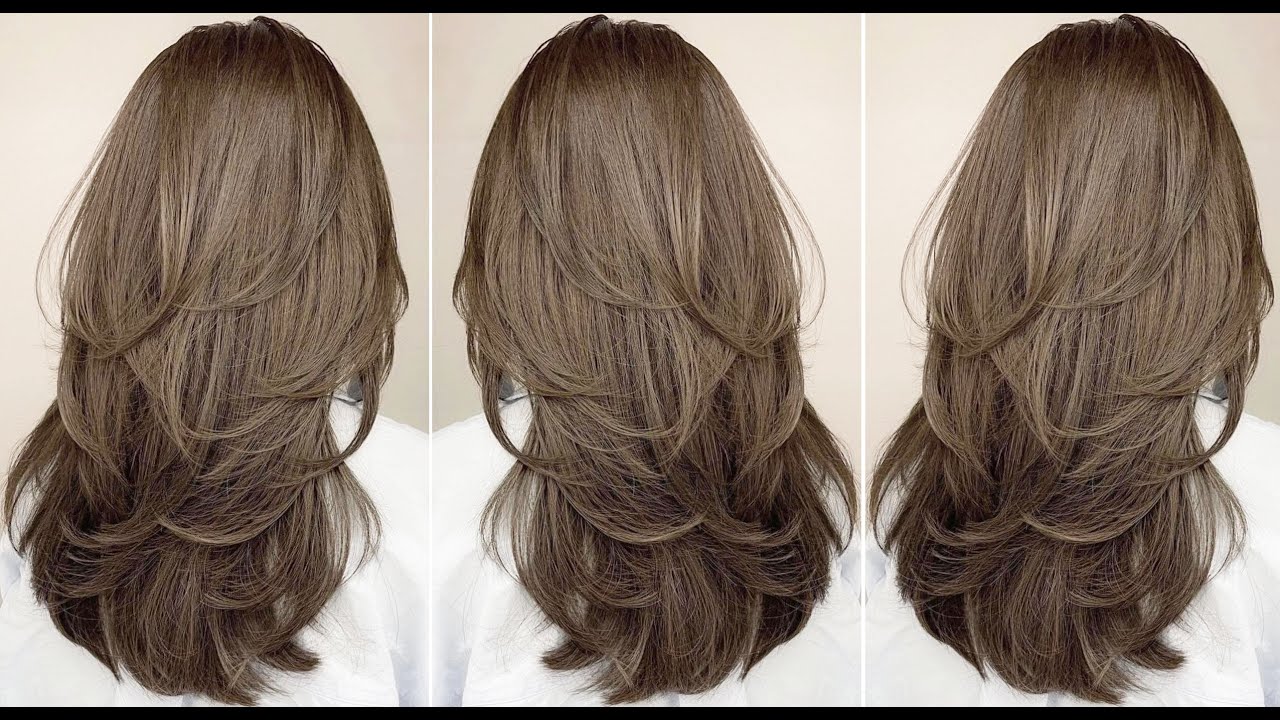 Beautiful Long Layered Haircut Tutorial Women With Best Layered Hair ...