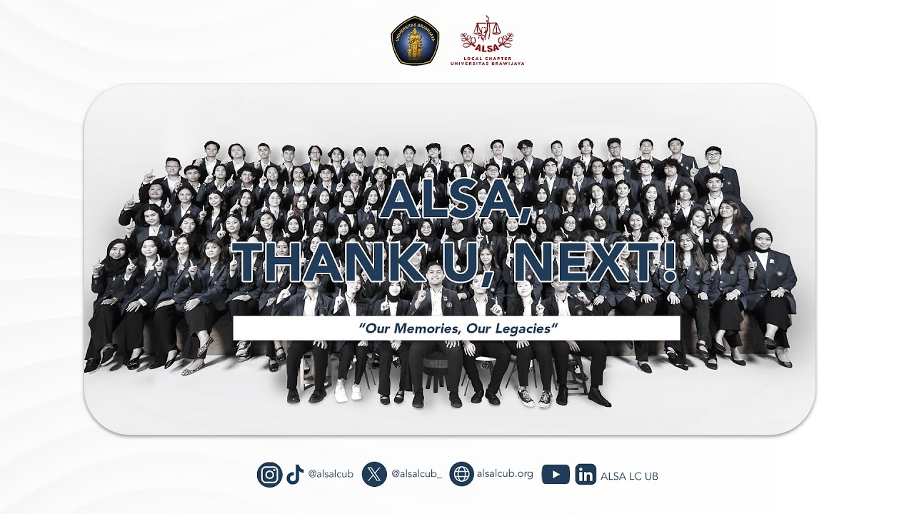 ALSA, THANK U, NEXT! : ALSA RECAP 2024 “Our Memories, Our Legacies” - YouTube