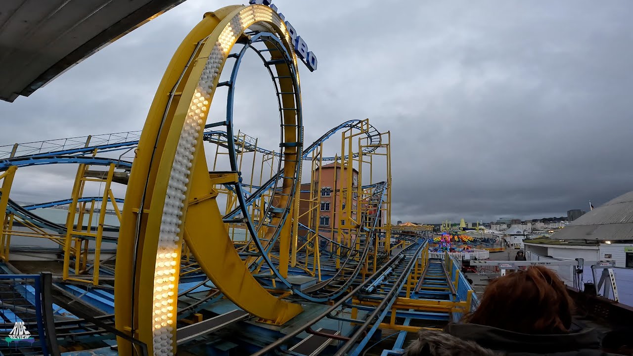 Turbo Coaster - POV - Brighton Palace Pier - Pinfari - Zyklon / ZL42 ...