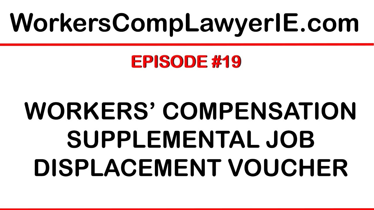 Workers' Compensation Supplemental Job Displacement Voucher - YouTube
