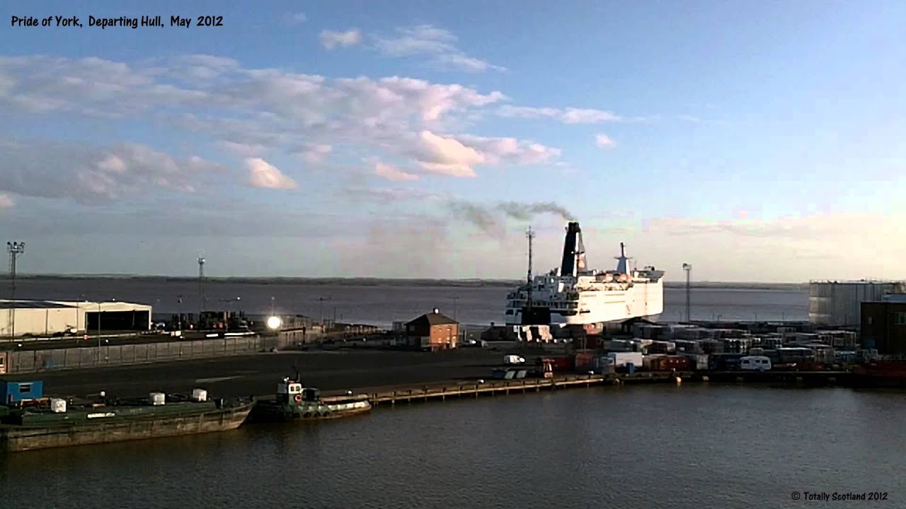 Pride of York departing Hull, 15 May 2012 - YouTube