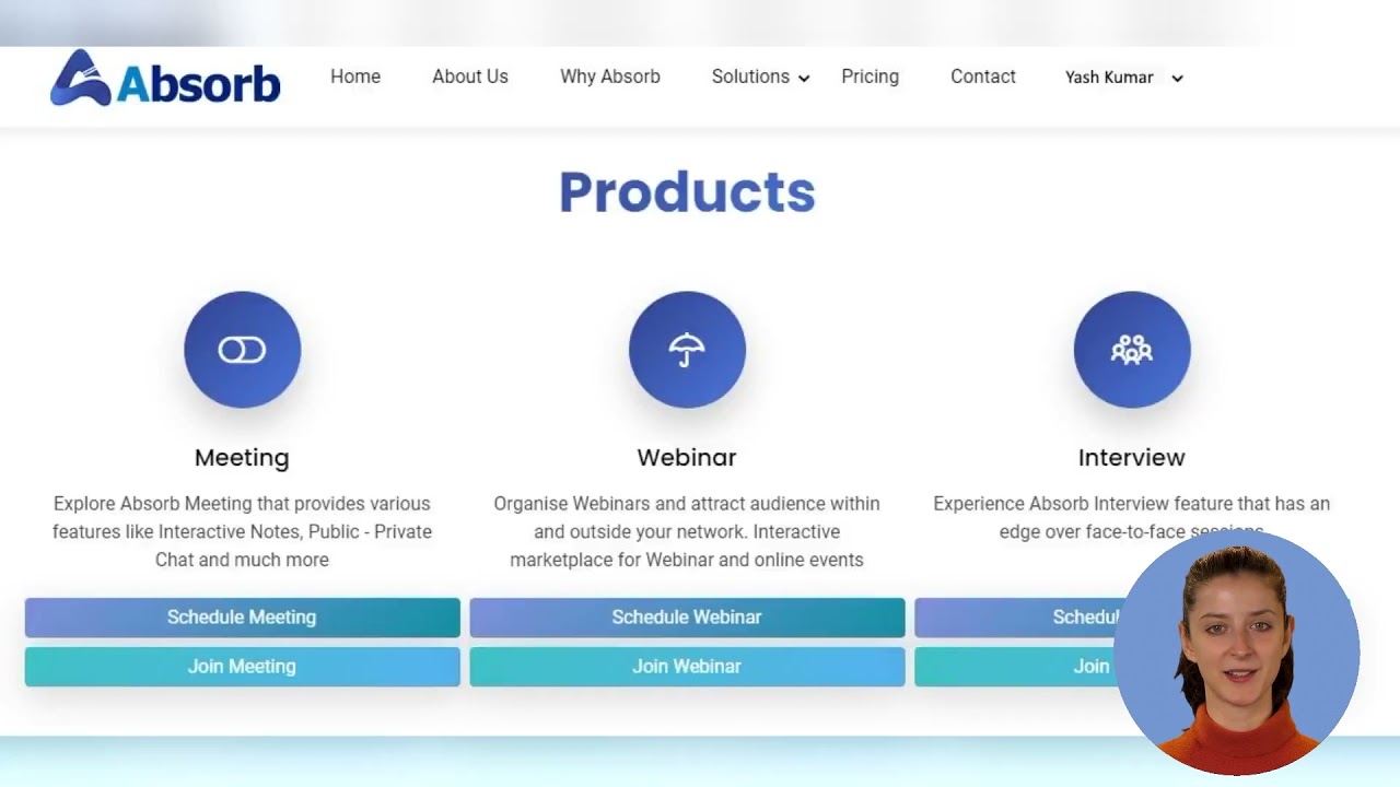 How to start or join a meeting in Absorb - YouTube