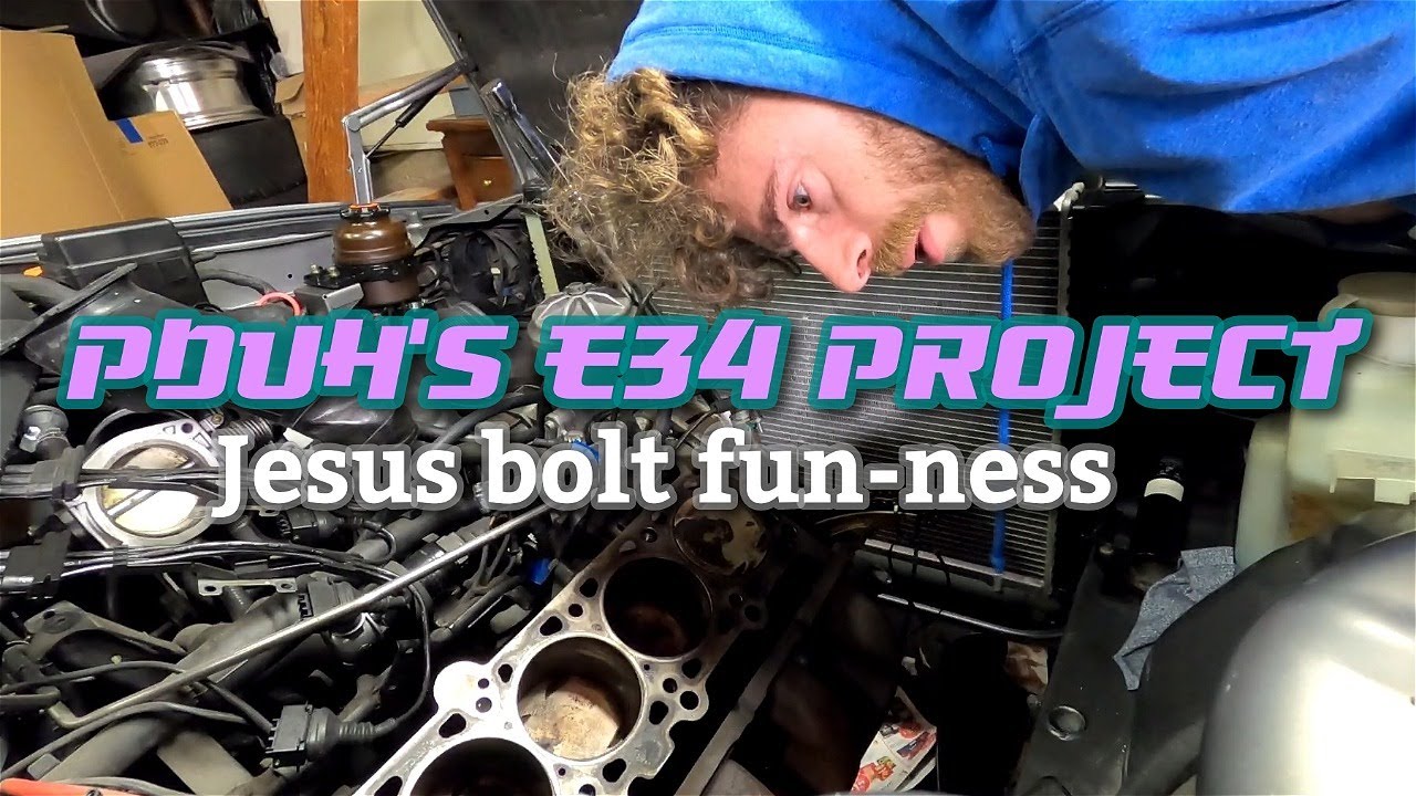 PDuh - E34 Project pt5 (Jesus bolt) - YouTube